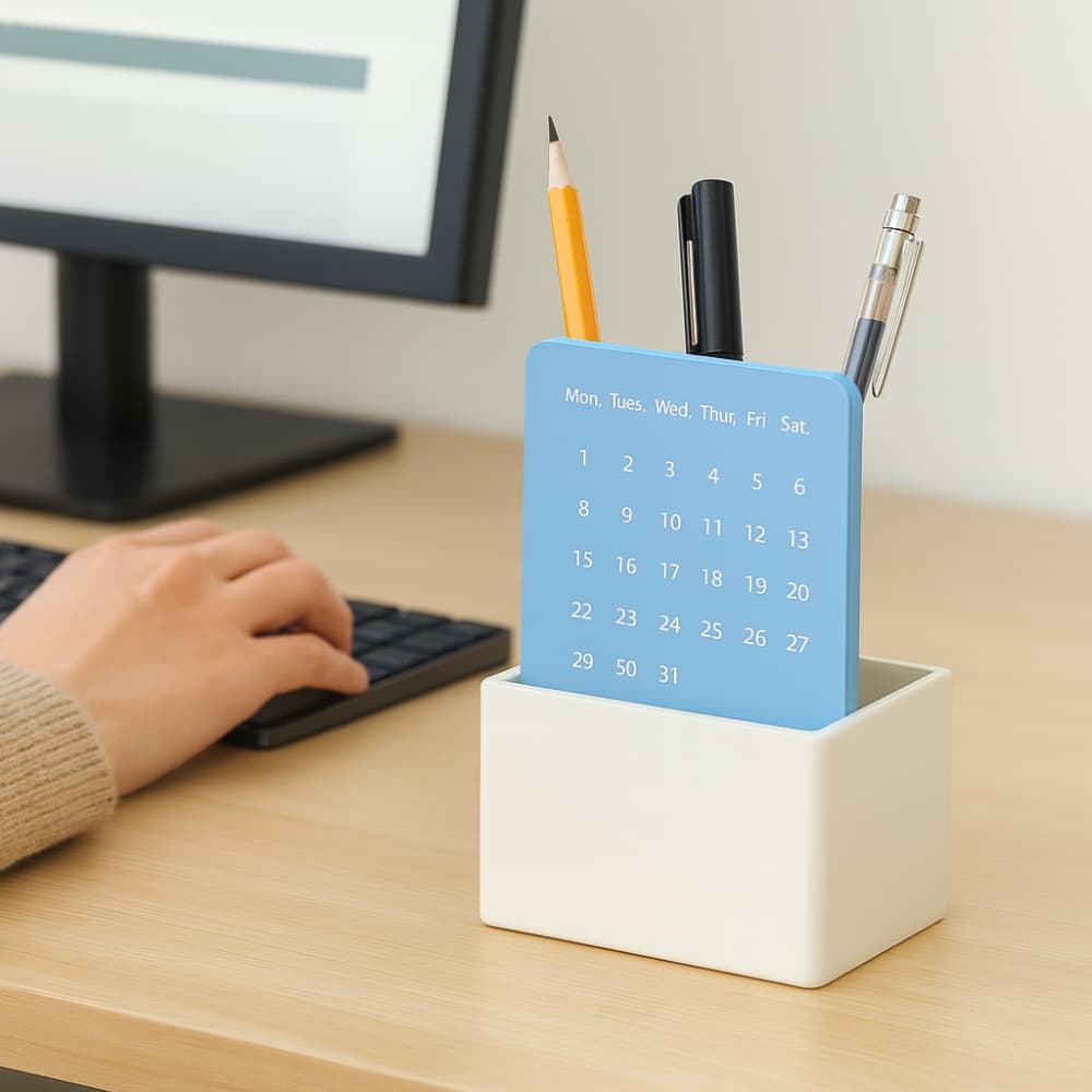 Custom Logo Desktop Calendar 2026 – Calendar Printing Dubai